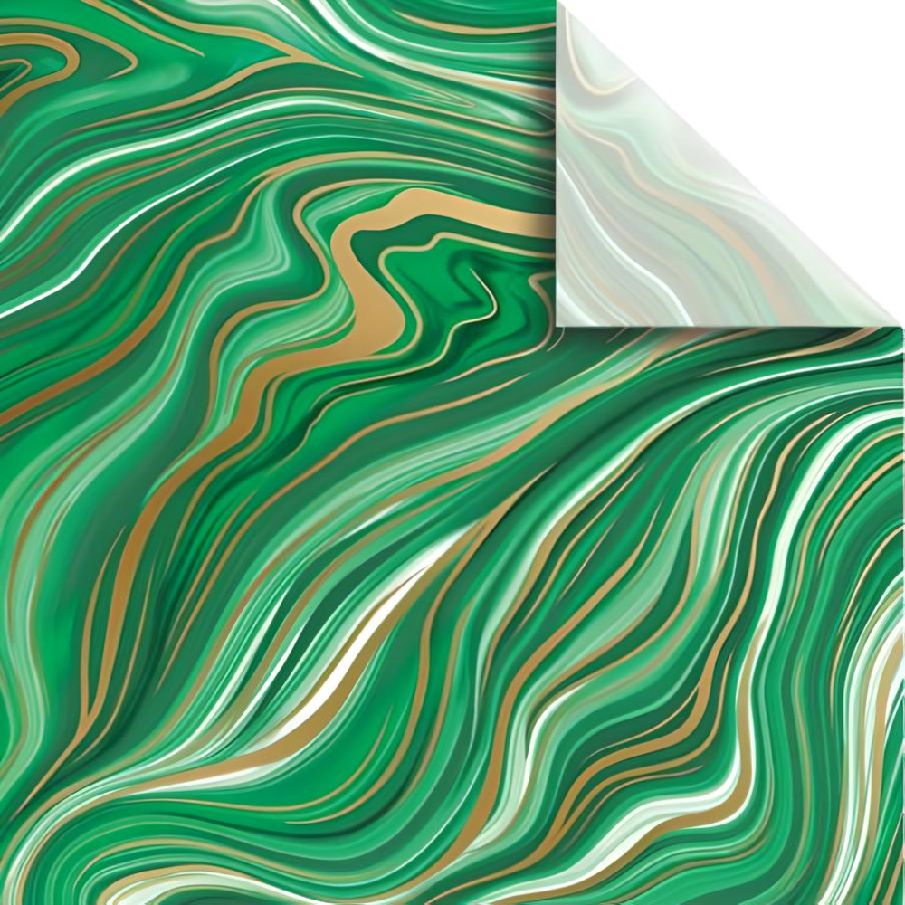 20X30 Marbleized Green | Innovative Packaging Group