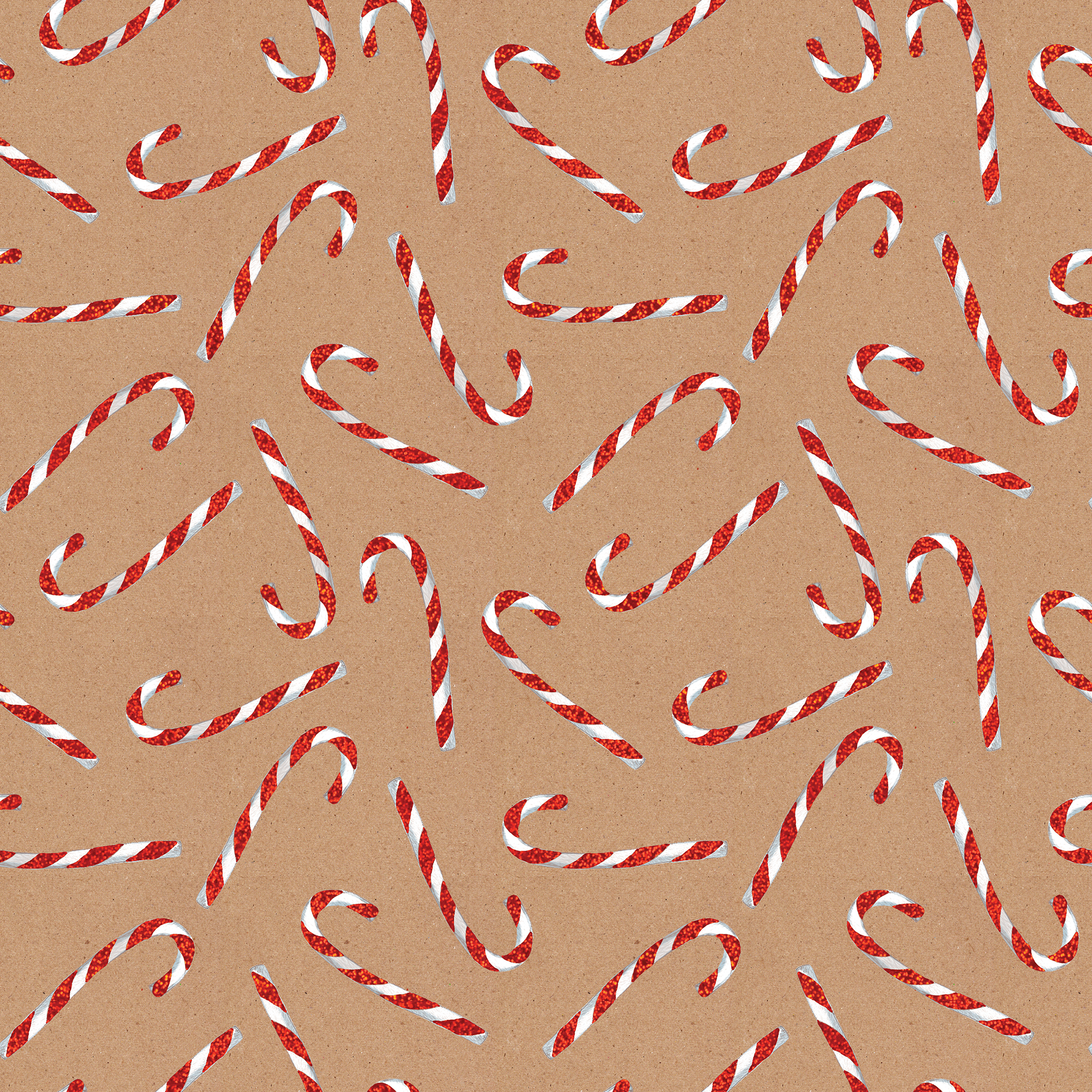 24x208 Candy Cane Glitter | Innovative Packaging Group